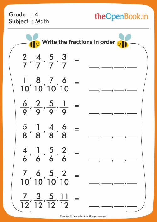 Printable Worksheets for kids | CBSE | theopenbook.in