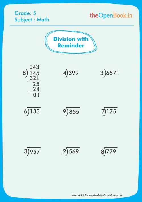 Printable Worksheets for kids | CBSE | theopenbook.in