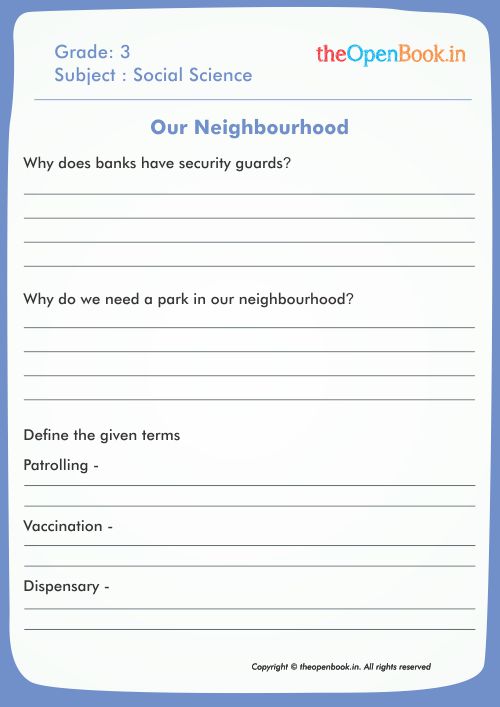 theopenbook.in | Online worksheets for kids | CBSE