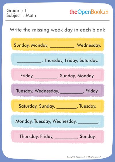 theopenbook.in | Online worksheets for kids | CBSE